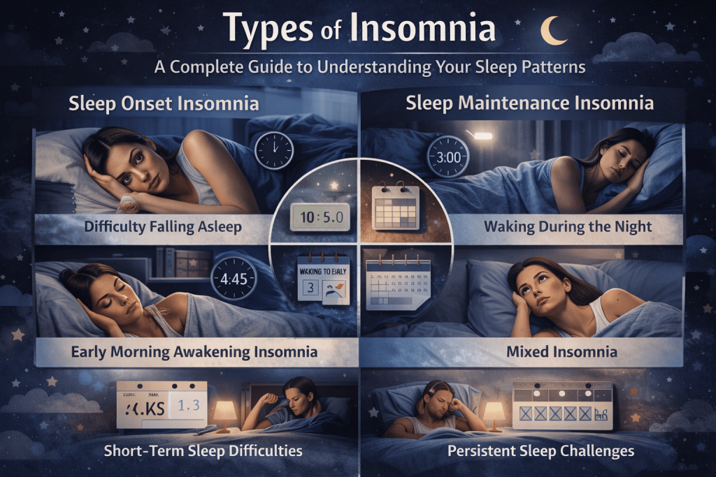Types of Insomnia: A Complete Guide to Understanding Your Sleep Patterns
