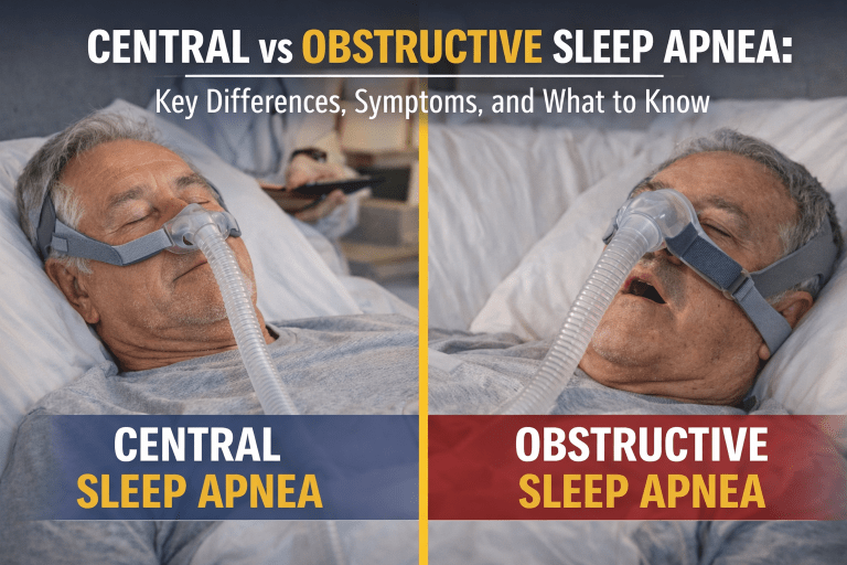 Central vs Obstructive Sleep Apnea: Key Differences
